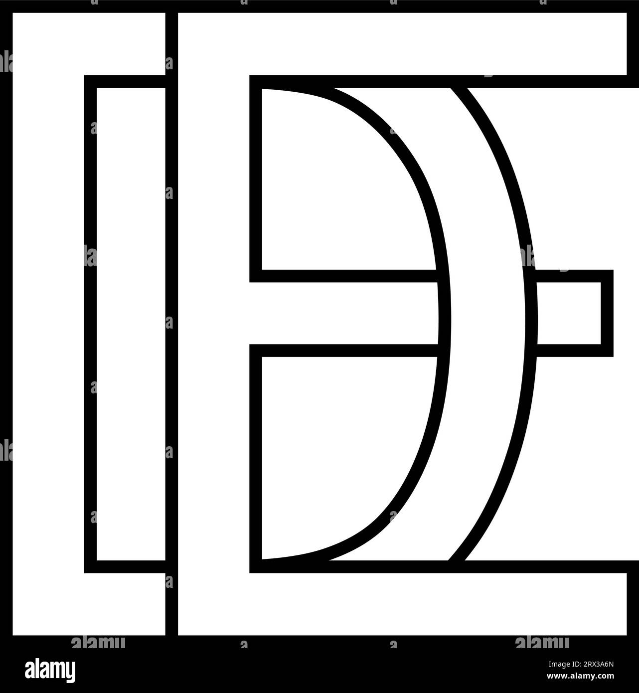 Ed sign Stock Vector Images - Alamy