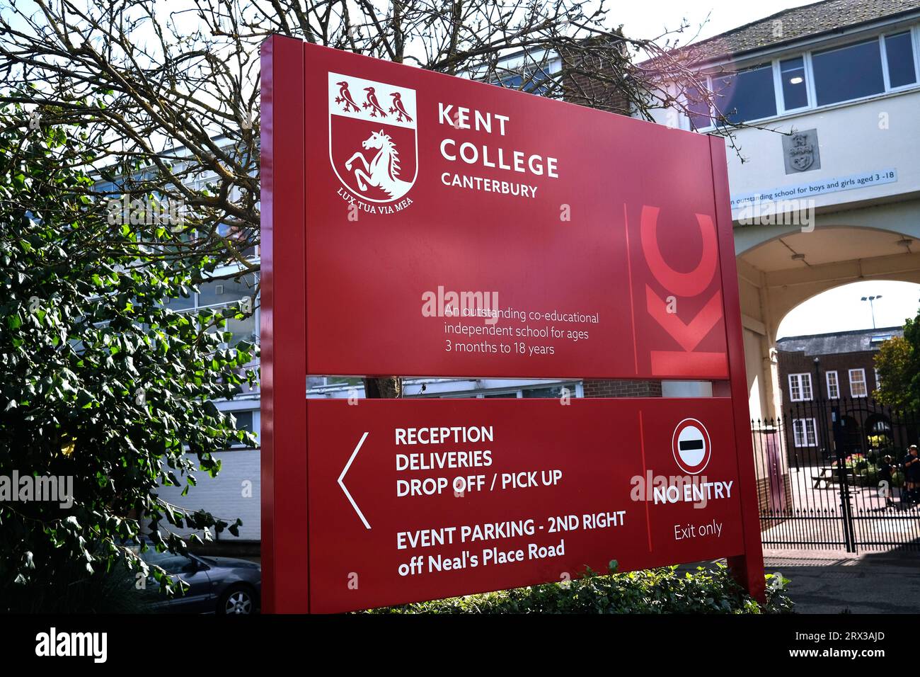 kent college,city of canterbury,kent county,uk september 22 2023 Stock ...