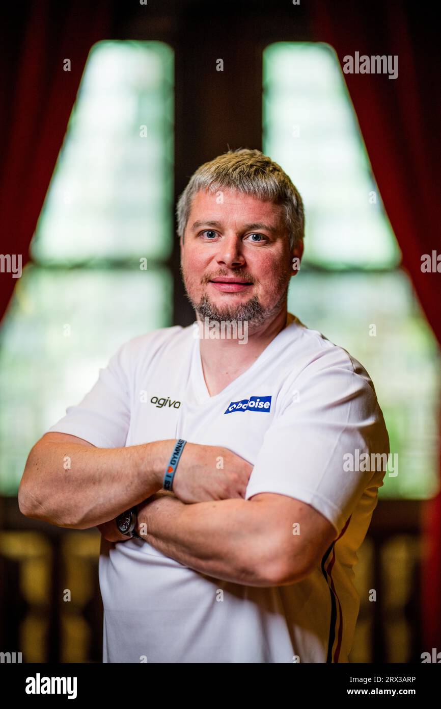 Antwerp, Belgium. 22nd Sep, 2023. Koen Van Damme poses for the ...
