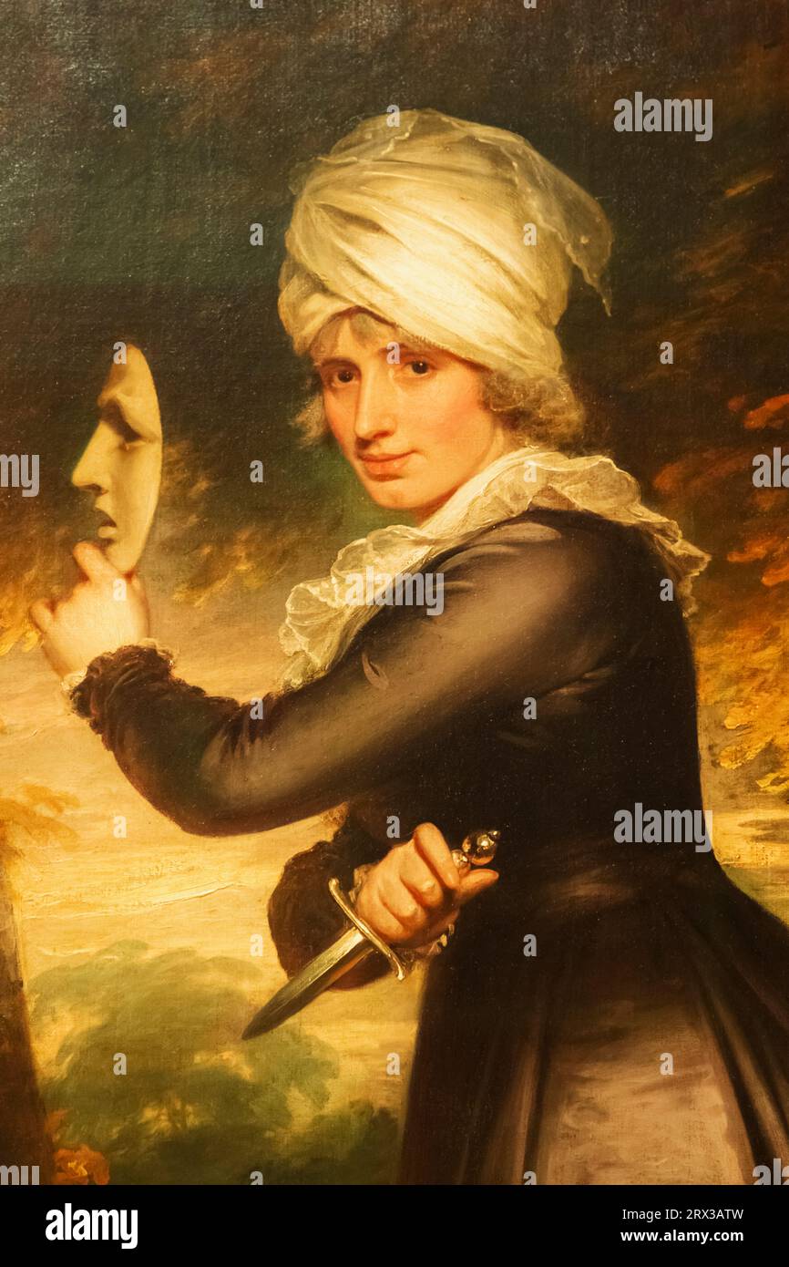 England, London, Portrait of Sarah Siddons (1755-1831) by Sir William ...