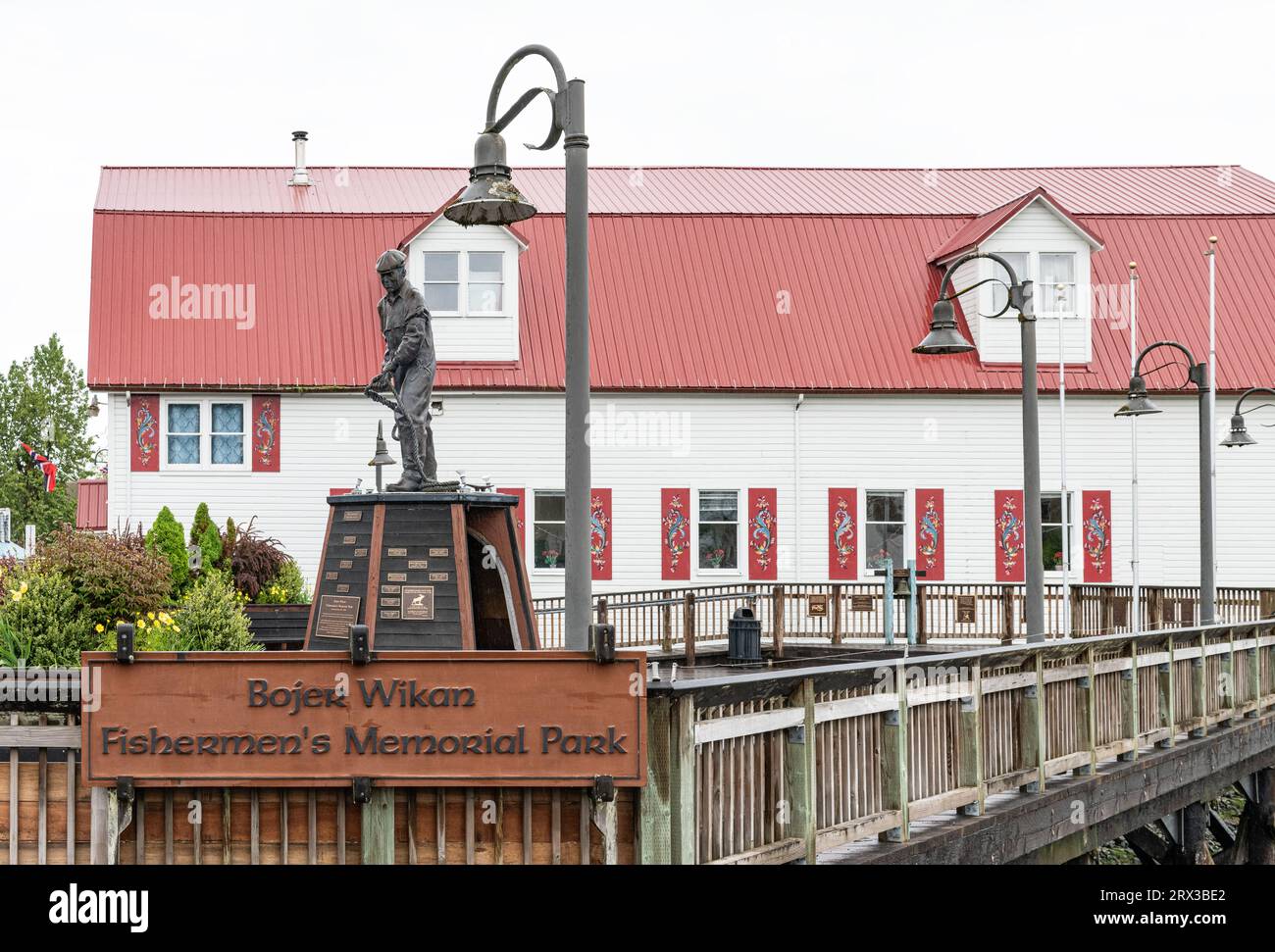 Bojer Wikan Bronze Fisherman's Memorial Park, Petersburg, Alaska, USA ...