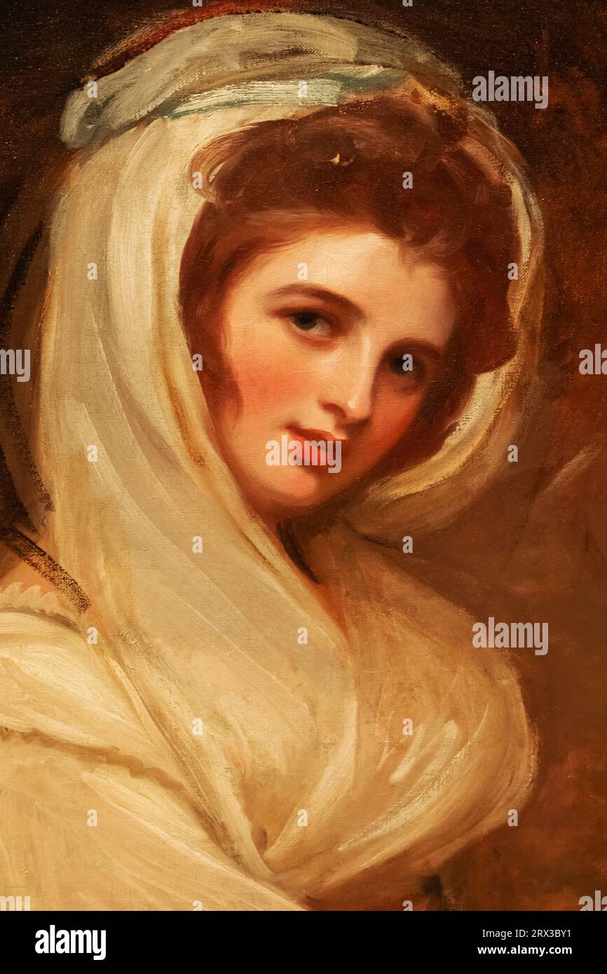 England, London, Portrait of Emma Hamilton (1765-1815), Lord Nelsons ...