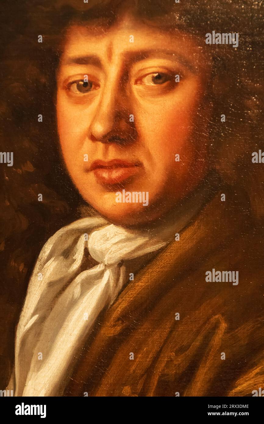 England, London, Portrait of Samuel Pepys (1633-1703) by John Hayls ...
