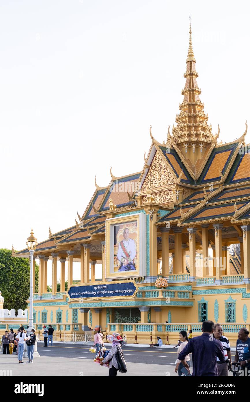 The Moonlight Pavilion, Preah Thineang Chan Chhaya, showing a portrait ...