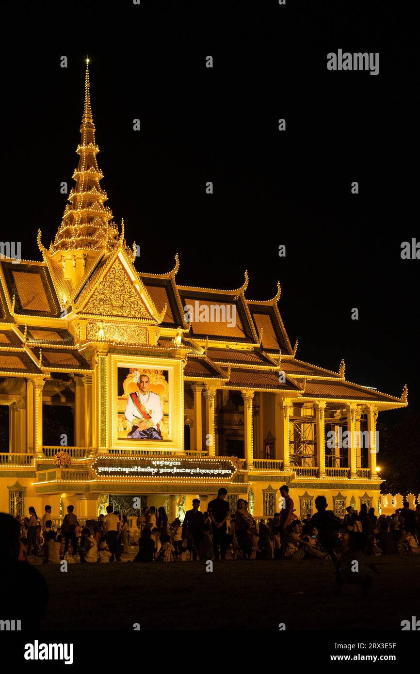 The Moonlight Pavilion, Preah Thineang Chan Chhaya, showing a portrait ...