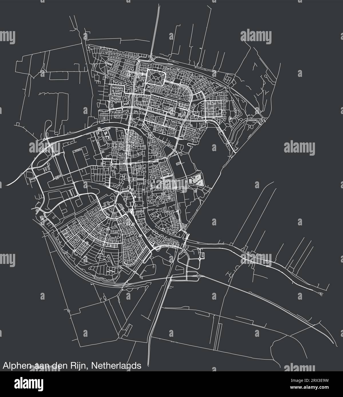 Alphen aan den rijn Stock Vector Images - Alamy