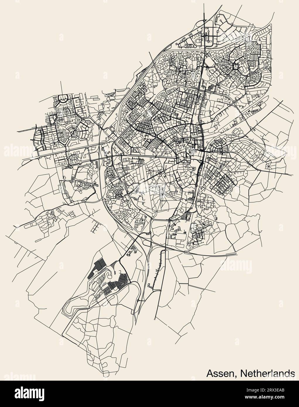 Assen Stock Vector Images - Alamy