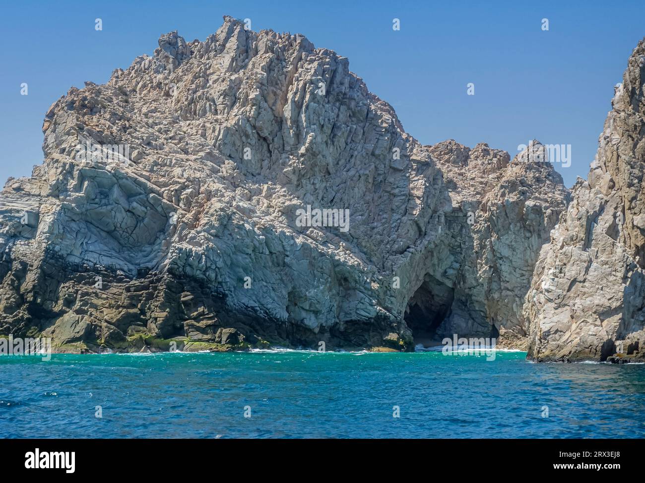 Mexico, Cabo San Lucas - July 16, 2023: Closeup, cave, on Reserva de ...