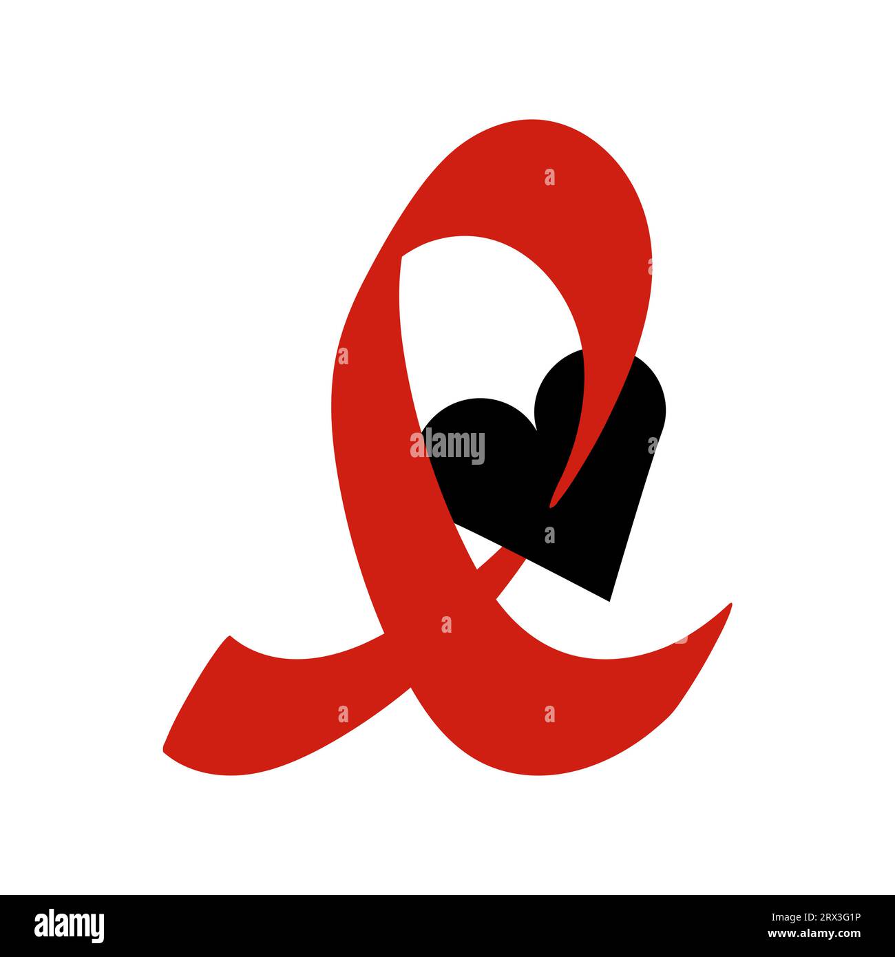 World AIDS day red ribbon aids symbol, vector Illustration Stock Vector Image & Art - Alamy