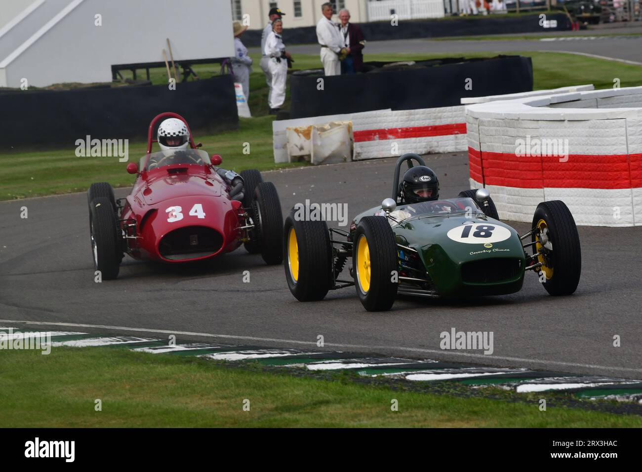 Clinton McCarthy, Lotus-Climax 18, John Spiers, Maserati 250F, Richmond ...