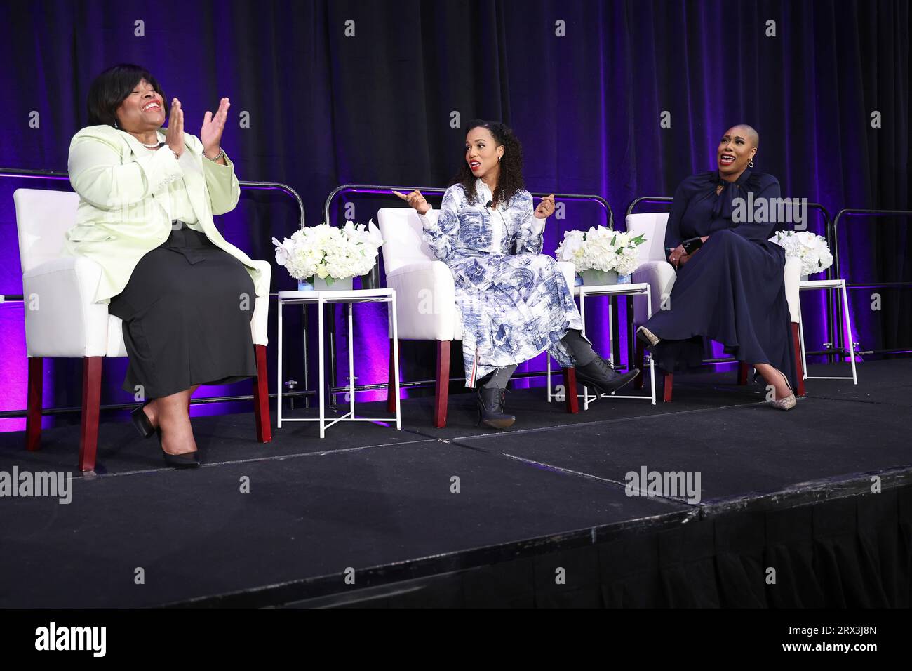 IMAGE DISTRIBUTED FOR THE BLACK WOMEN'S AGENDA INC – Minyon Moore, left ...