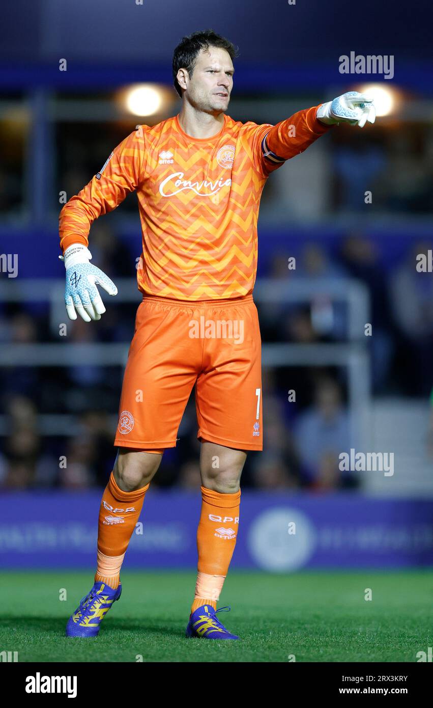 Queens Park Rangers goalkeeper Asmir Begovic during the Sky Bet ...