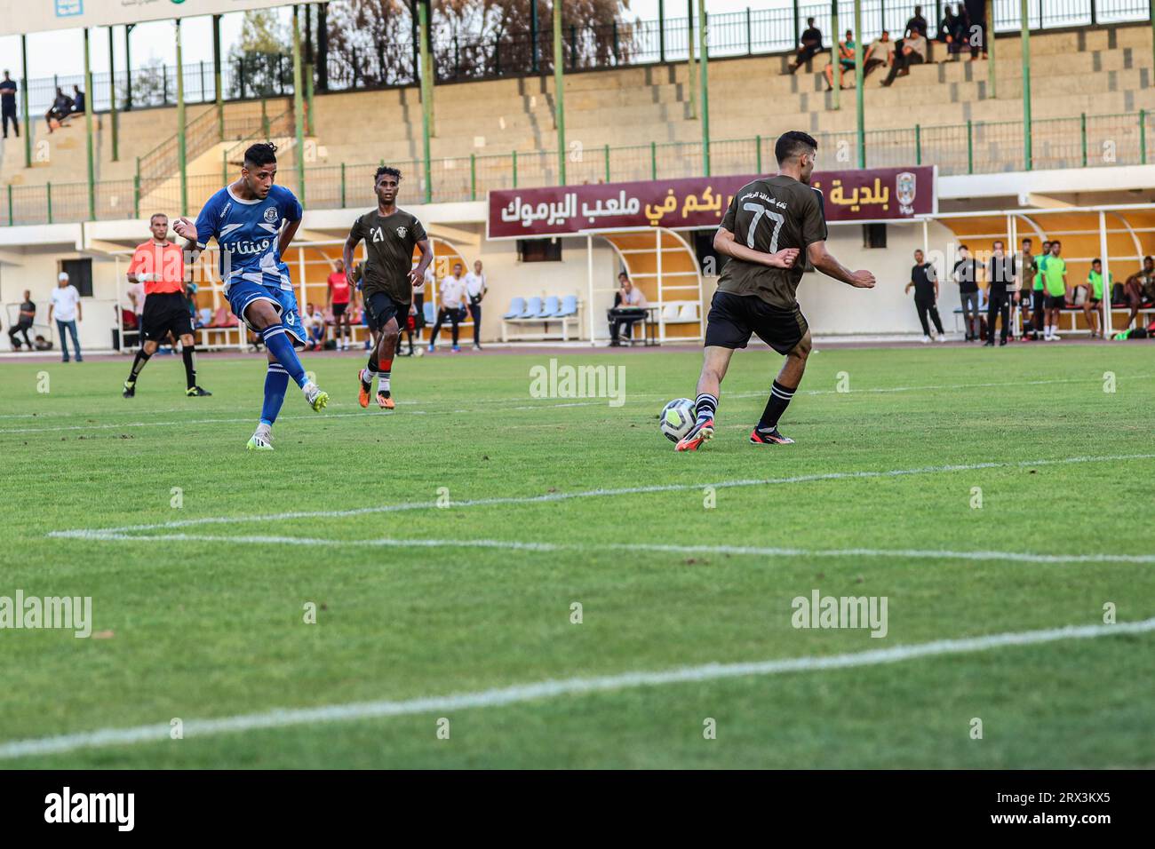 Gaza, Gaza, Palestine. 22nd Sep, 2023. The beach services team player ...