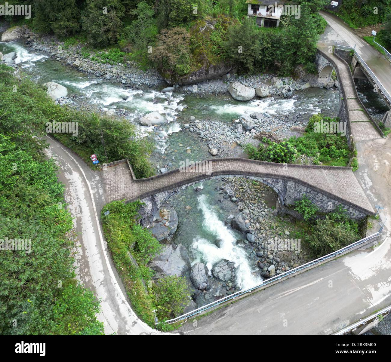 Located in the city of Artvin, Turkey, the Double Bridge was built in ...