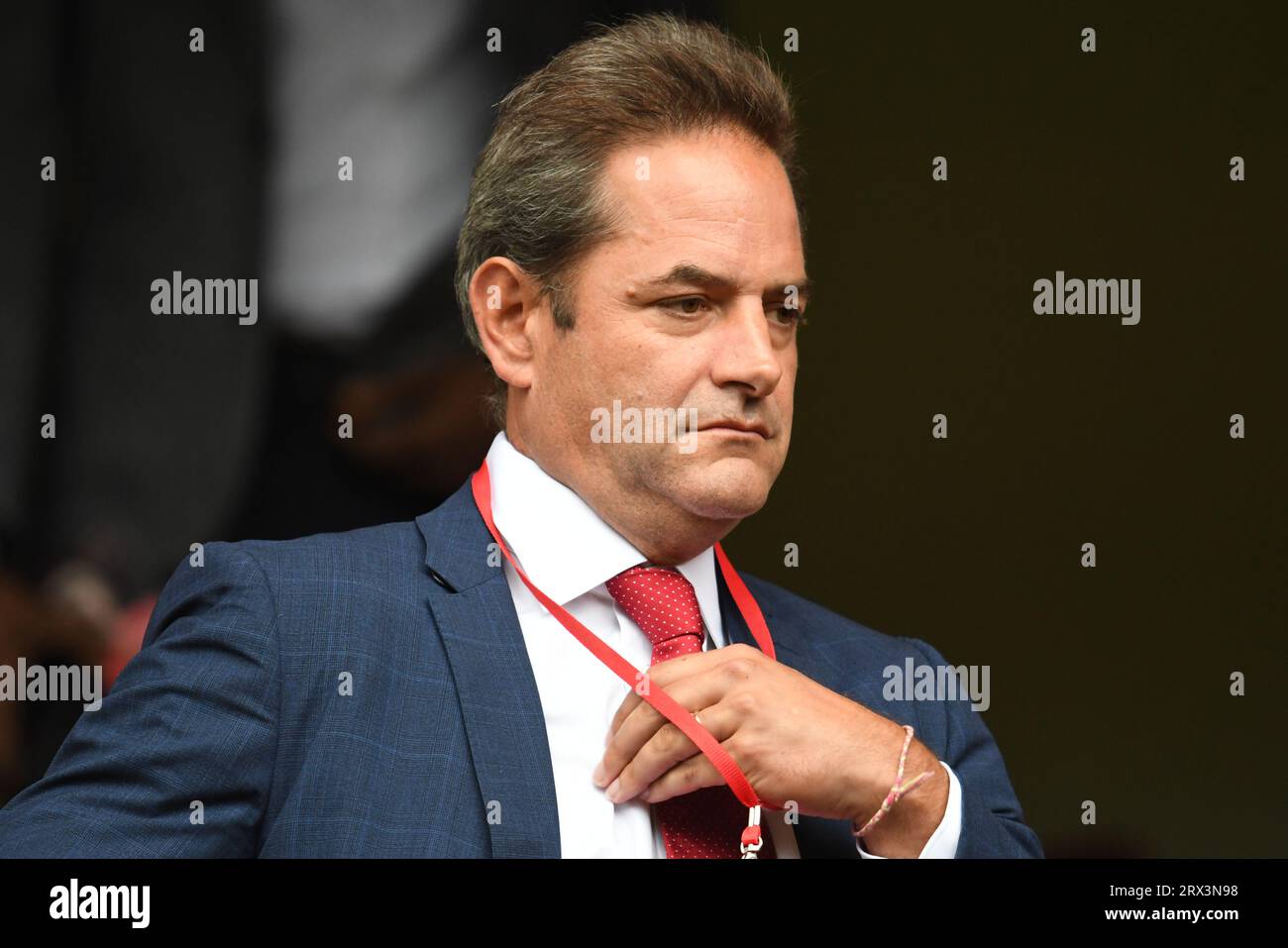 London, England. 5th Aug 2023. Charlton Athletic co-owner Charlie ...