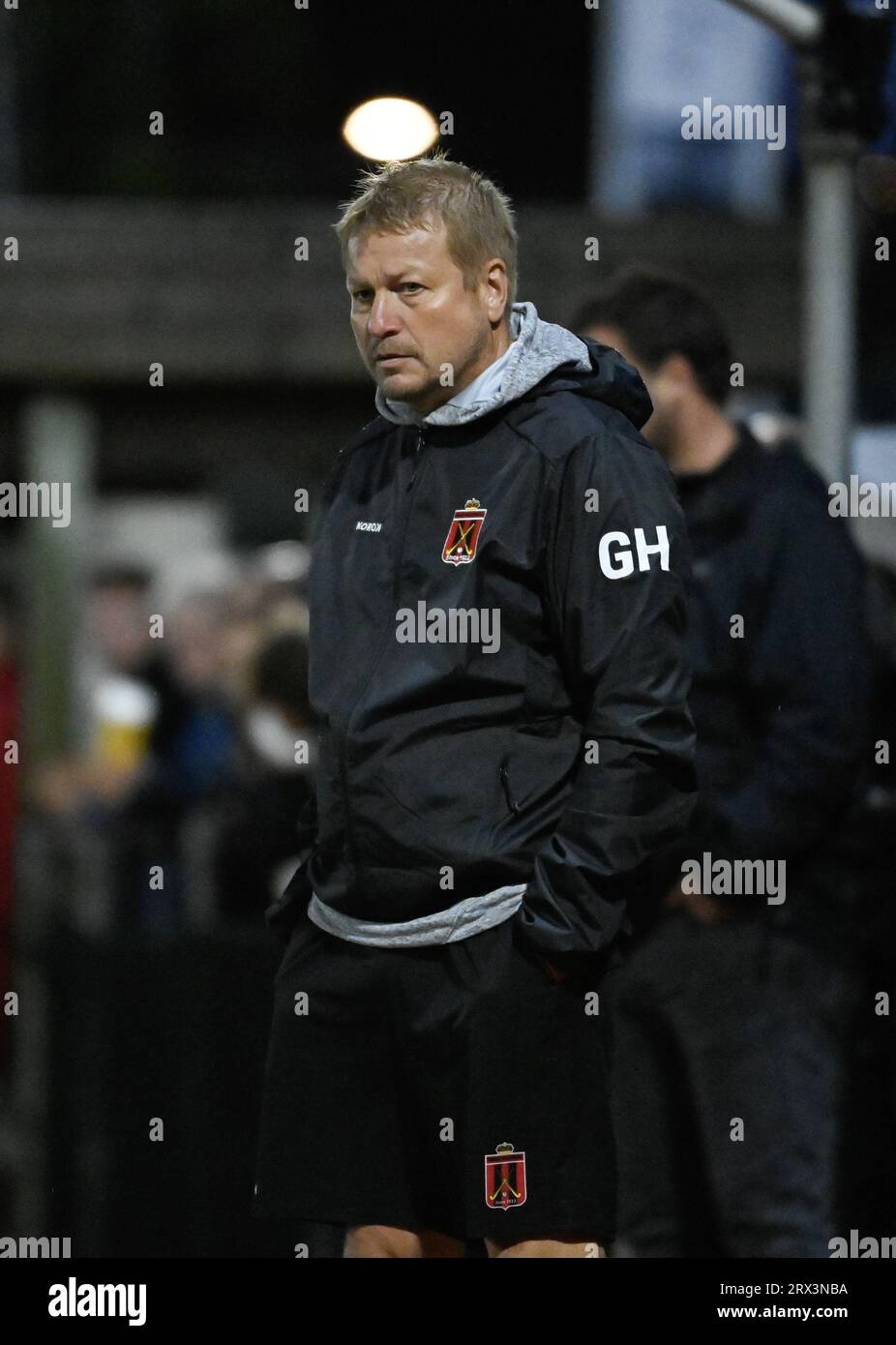 Brussels, Belgium. 22nd Sep, 2023. Daring's head coach Gregory Herman ...