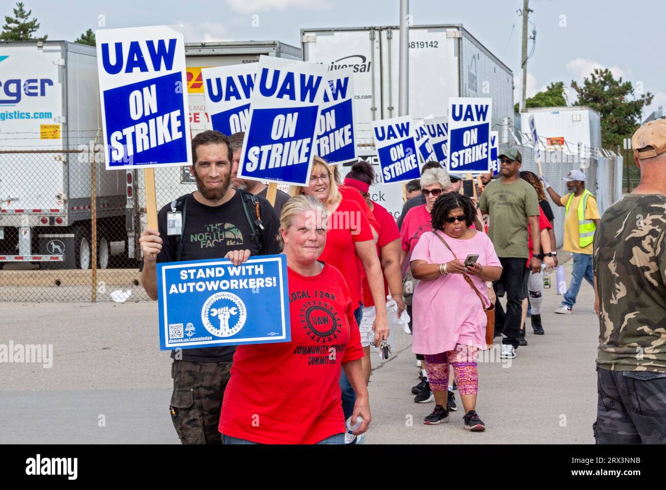 Center Line, Michigan, USA. 22nd Sep, 2023. The United Auto Workers ...