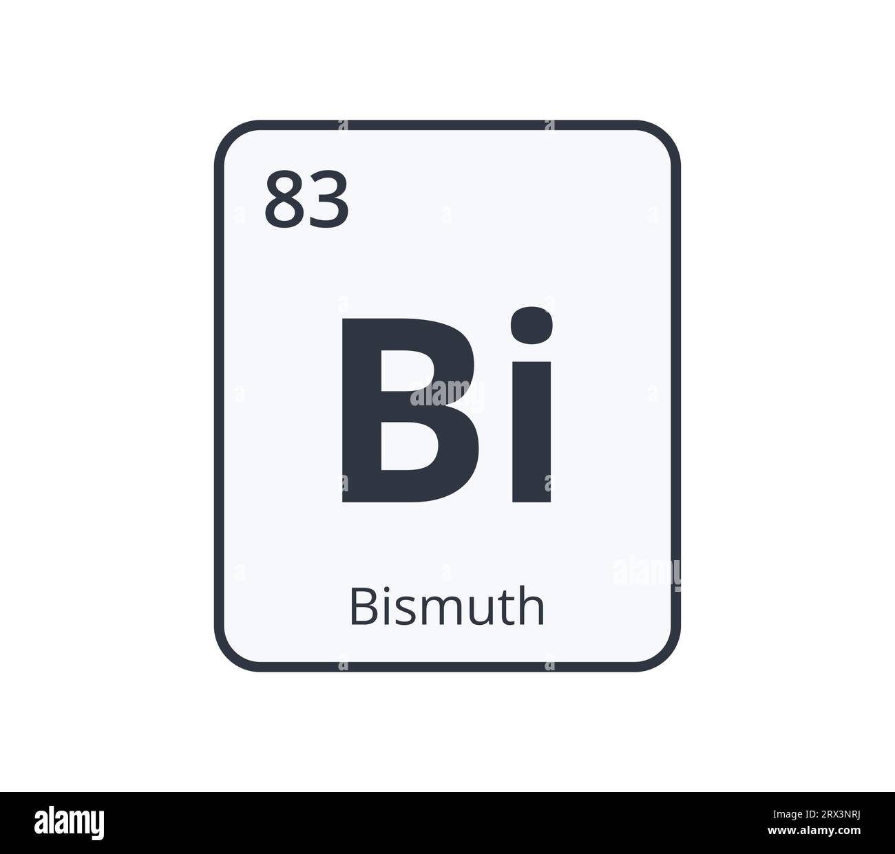 Bismuth Chemical Symbol Stock Vector Image & Art - Alamy