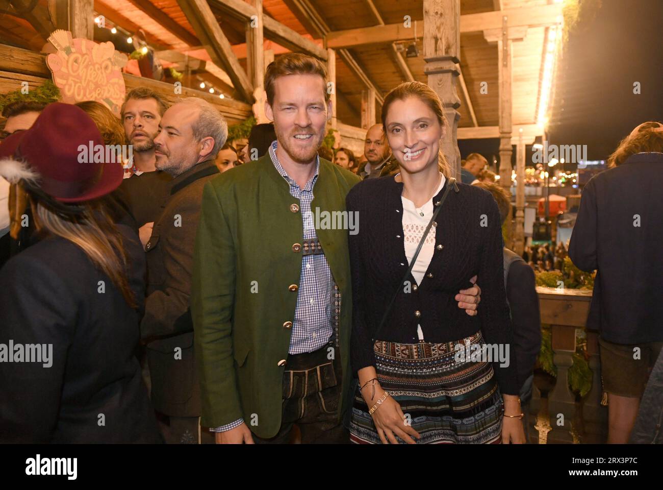 Munich, Germany. 22nd Sep, 2023. Herbert Kloiber and Julia Kloiber ...