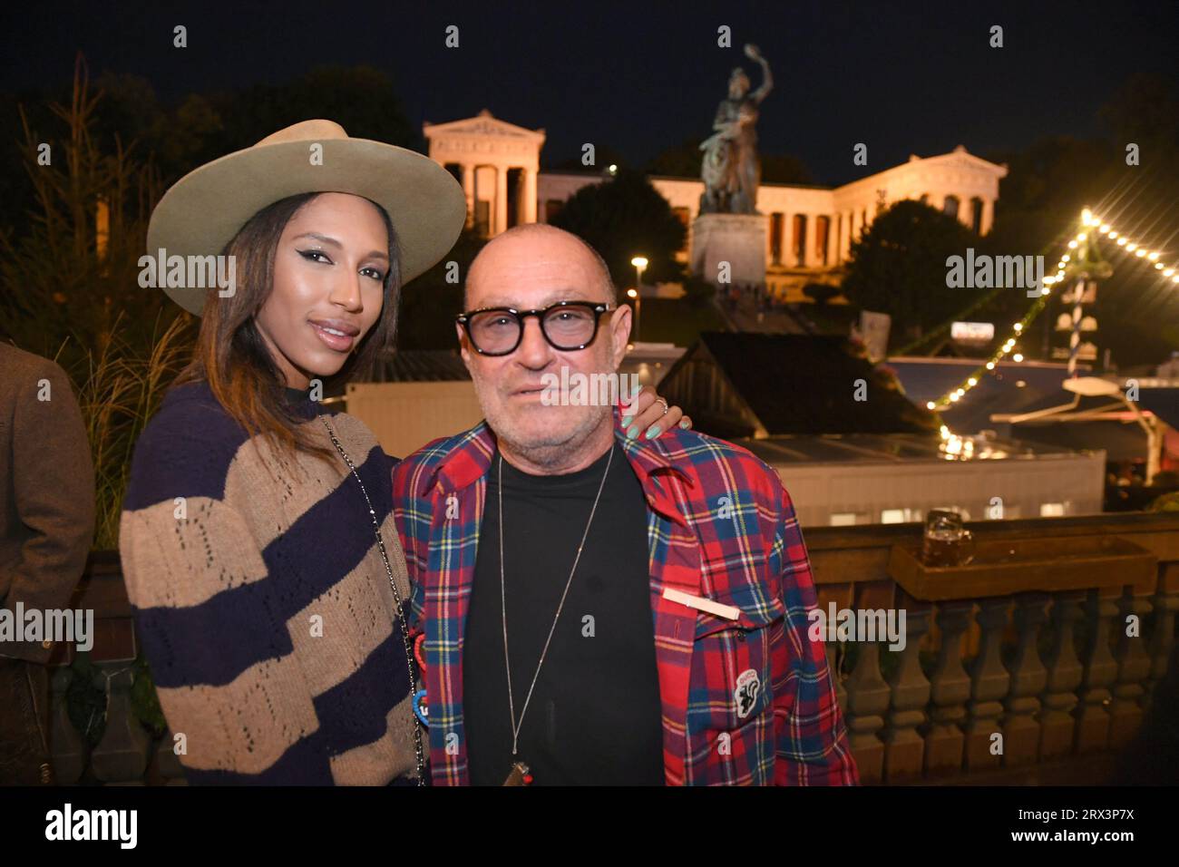 Munich, Germany. 22nd Sep, 2023. The hotelier Micky Rosen and Laetitia ...