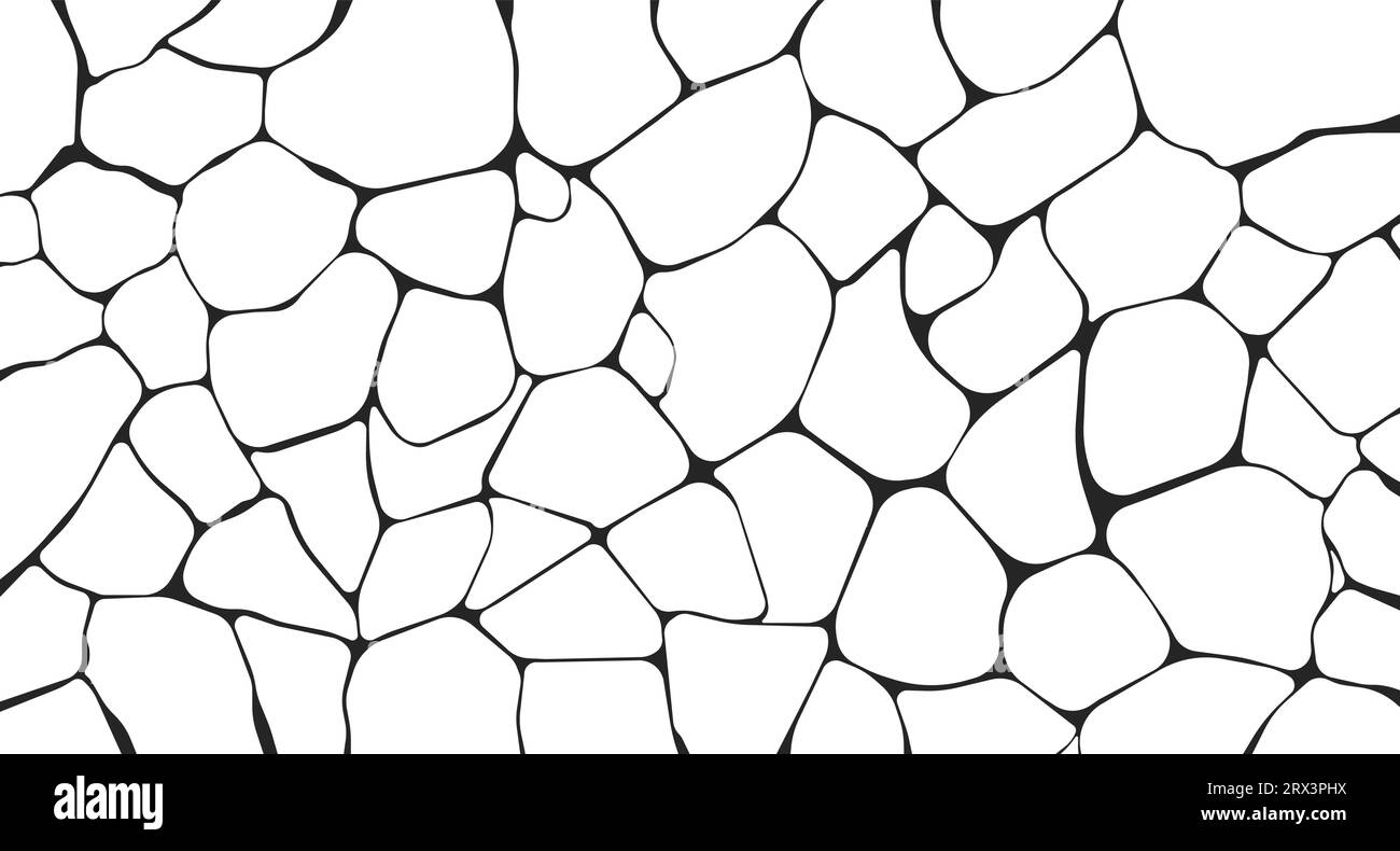 Shimmering Curvy Lines In Swimming Pool Black And White 2d Line Cartoon Object Stock Vector