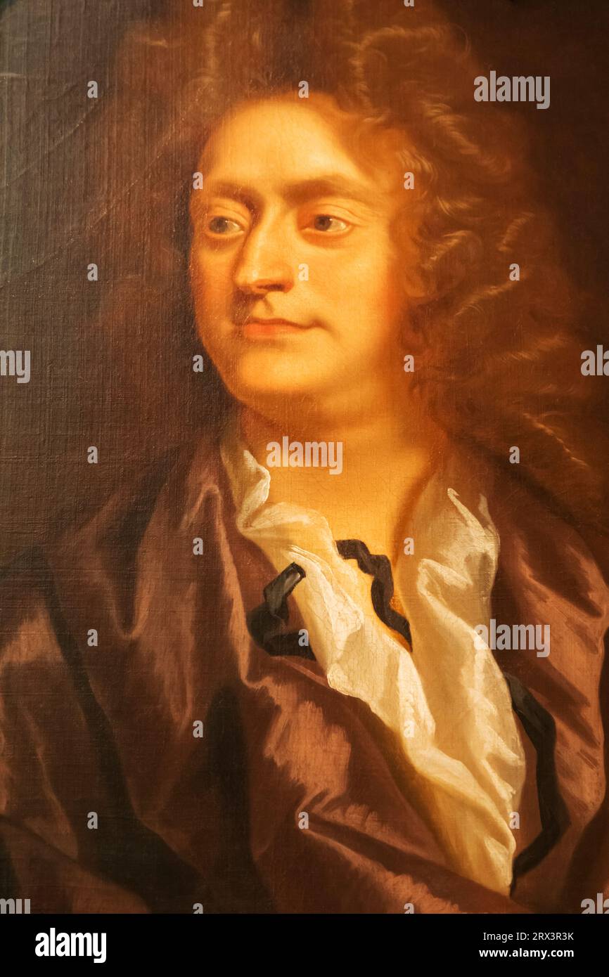 England, London, Portrait of Henry Purcell (1659-95) by John Closterman ...