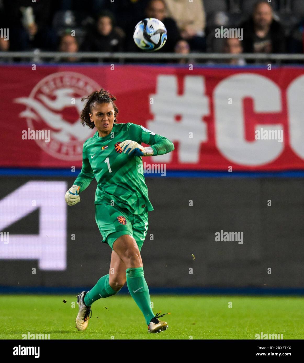 LEUVEN - Holland goalkeeper Jacintha Weimar during the UEFA Nations ...