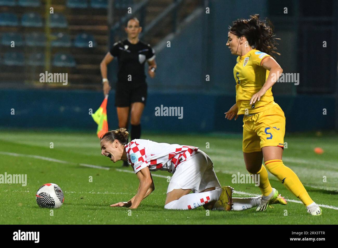 Cakovec, Croatia. 22nd Sep, 2023. Ana Jelencic and Teodora Meluta of ...