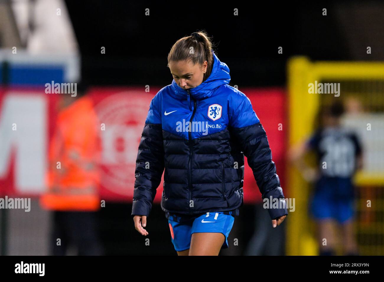 LEUVEN - Lieke Martens of Holland is disappointed during the UEFA ...