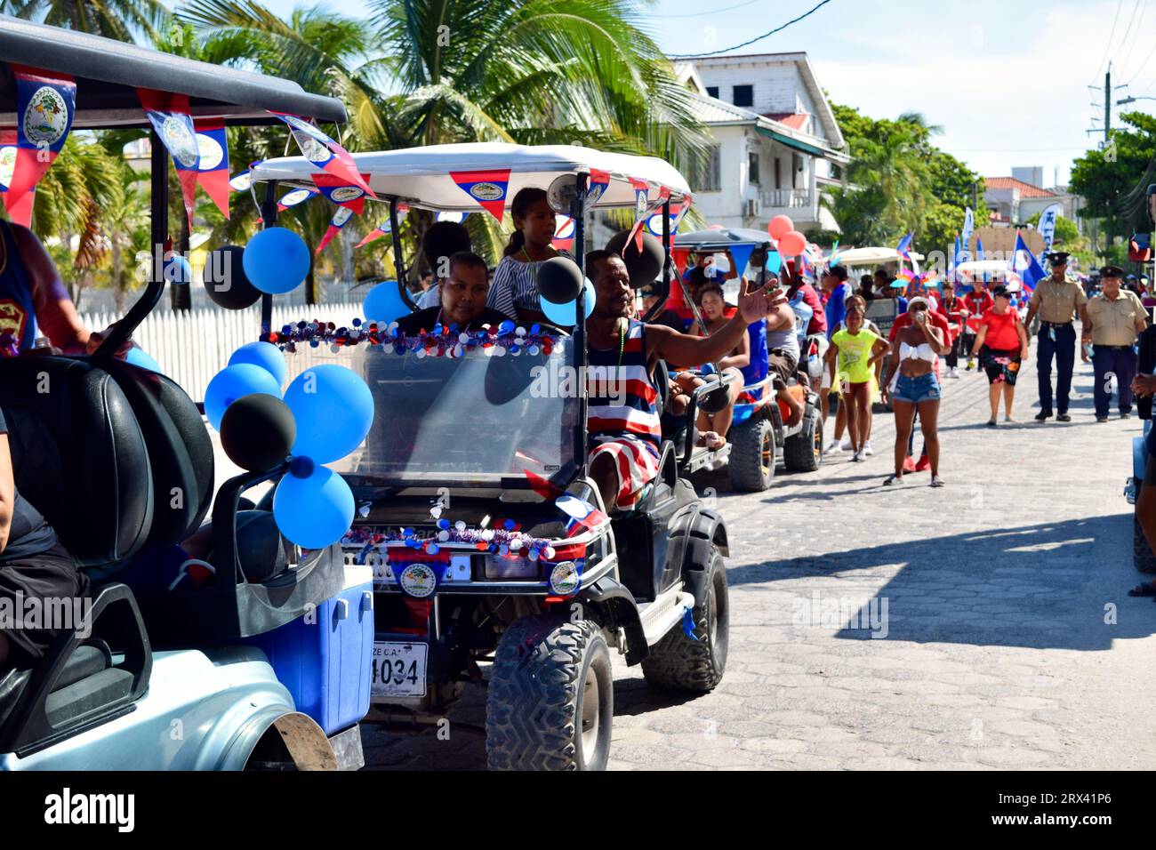 Belize beach party hi-res stock photography and images - Alamy