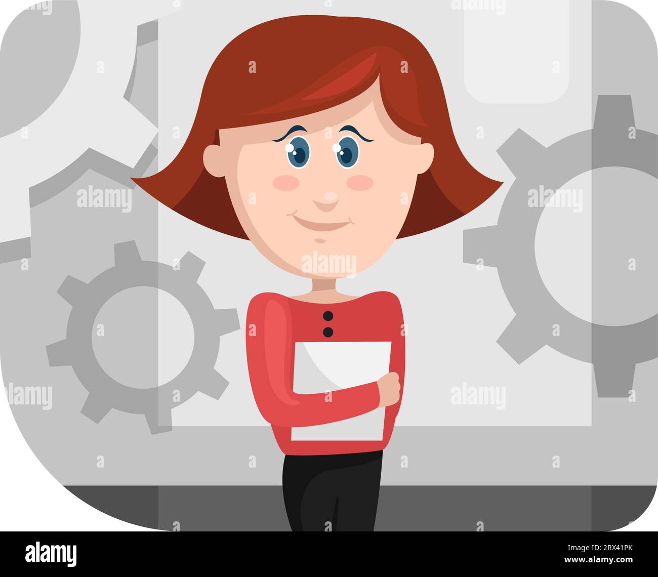 Tired black woman in Stock Vector Images - Alamy