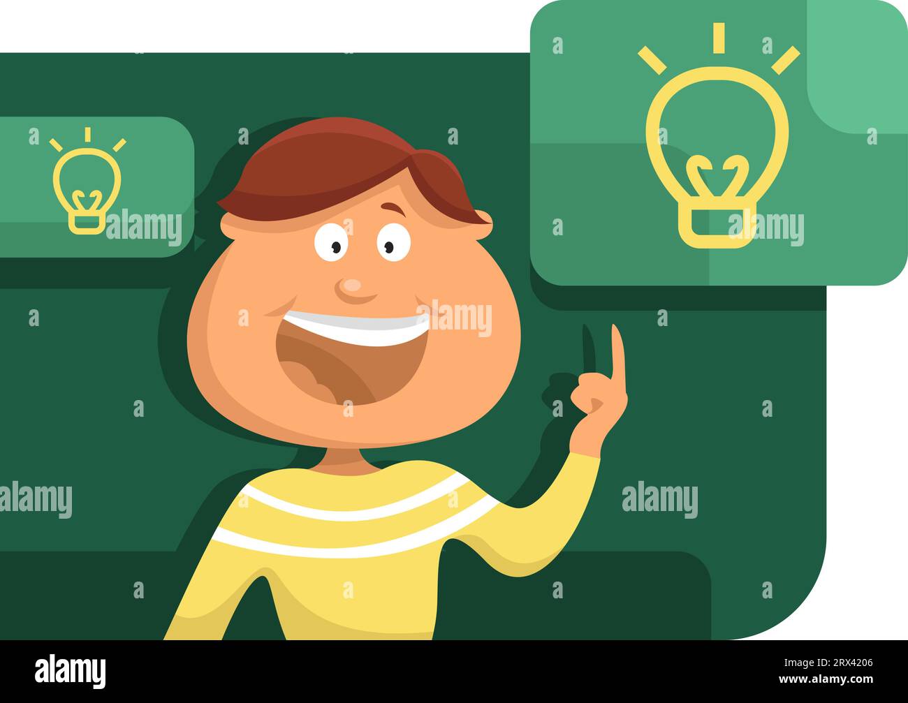 Woman thinking man background Stock Vector Images - Alamy