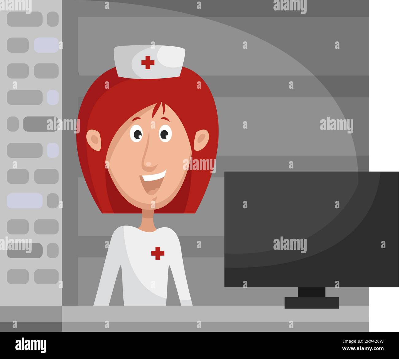 Store counter, box Stock Vector Images - Alamy