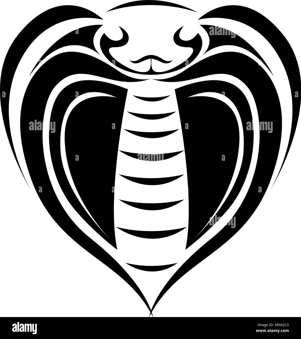 Snake tattoo, tattoo illustration, vector on a white background Stock ...