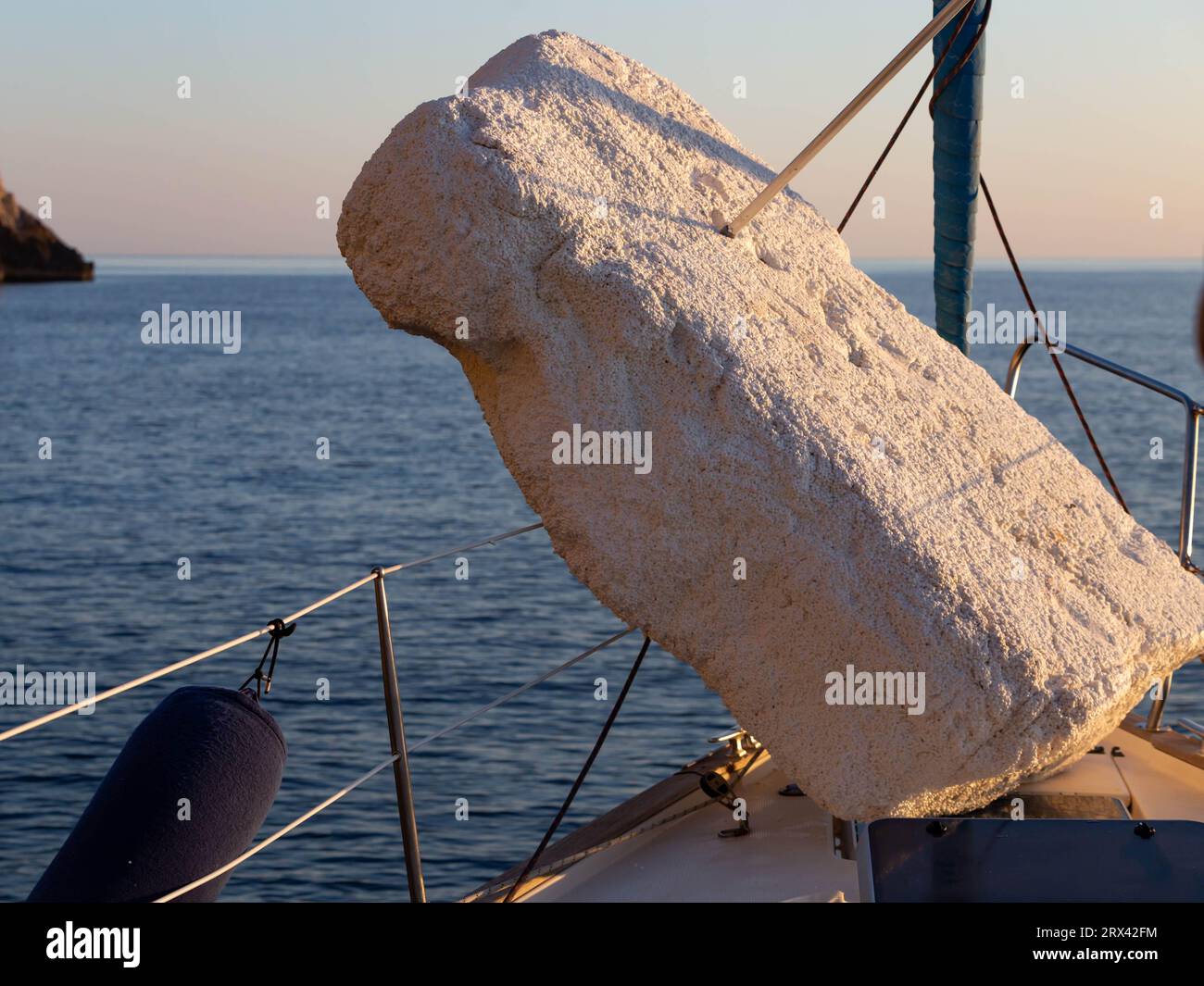 plastic pollution trash monster taken from the sea Stock Photo - Alamy