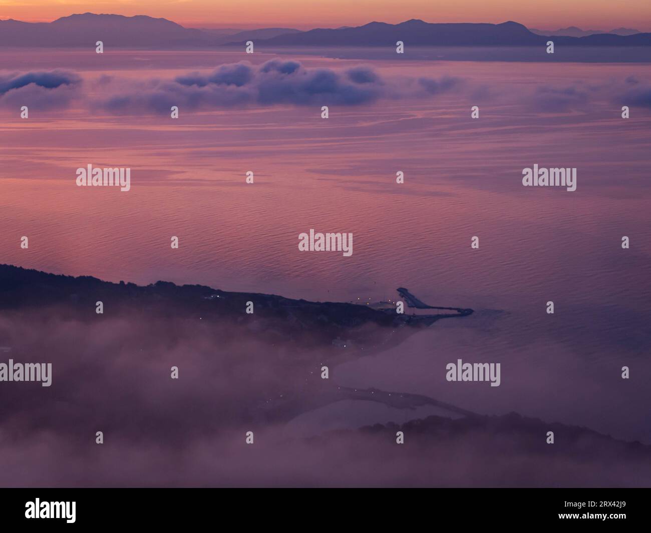Fog over the sea hi-res stock photography and images - Alamy