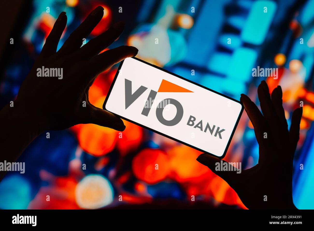 Brazil. 22nd Sep, 2023. In this photo illustration, the Vio Bank logo ...