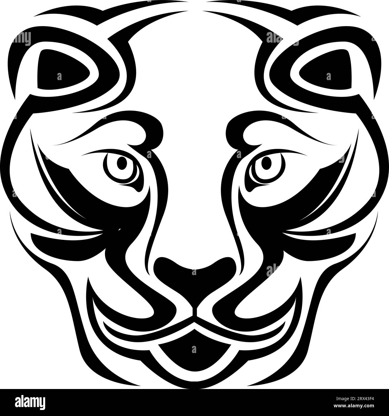 Black and white image of a raptor Cut Out Stock Images & Pictures - Alamy