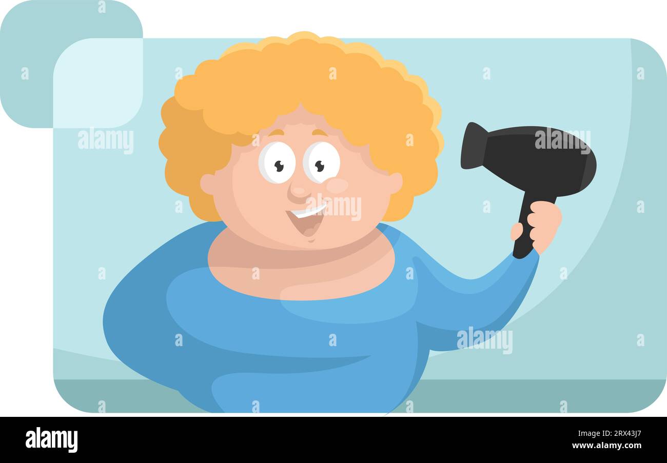 Fashion woman flat vector Stock Vector Images - Alamy