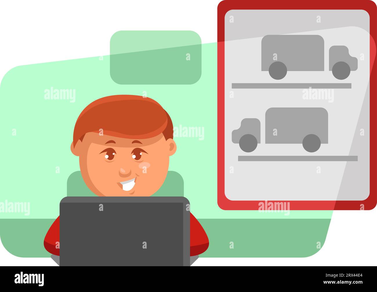 Job distribution Stock Vector Images - Alamy