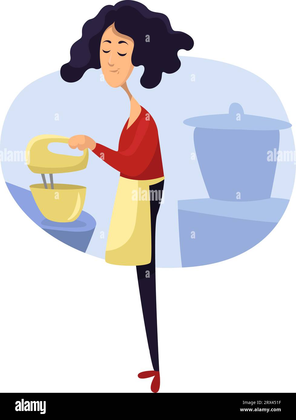 Smiling girl woman in Stock Vector Images - Alamy