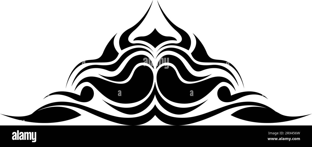 Tattoo pattern, tattoo illustration, vector on a white background Stock ...