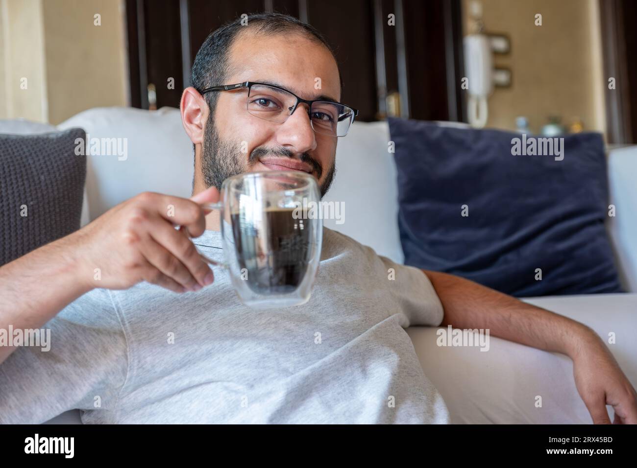 Double coffee cup hi-res stock photography and images - Alamy