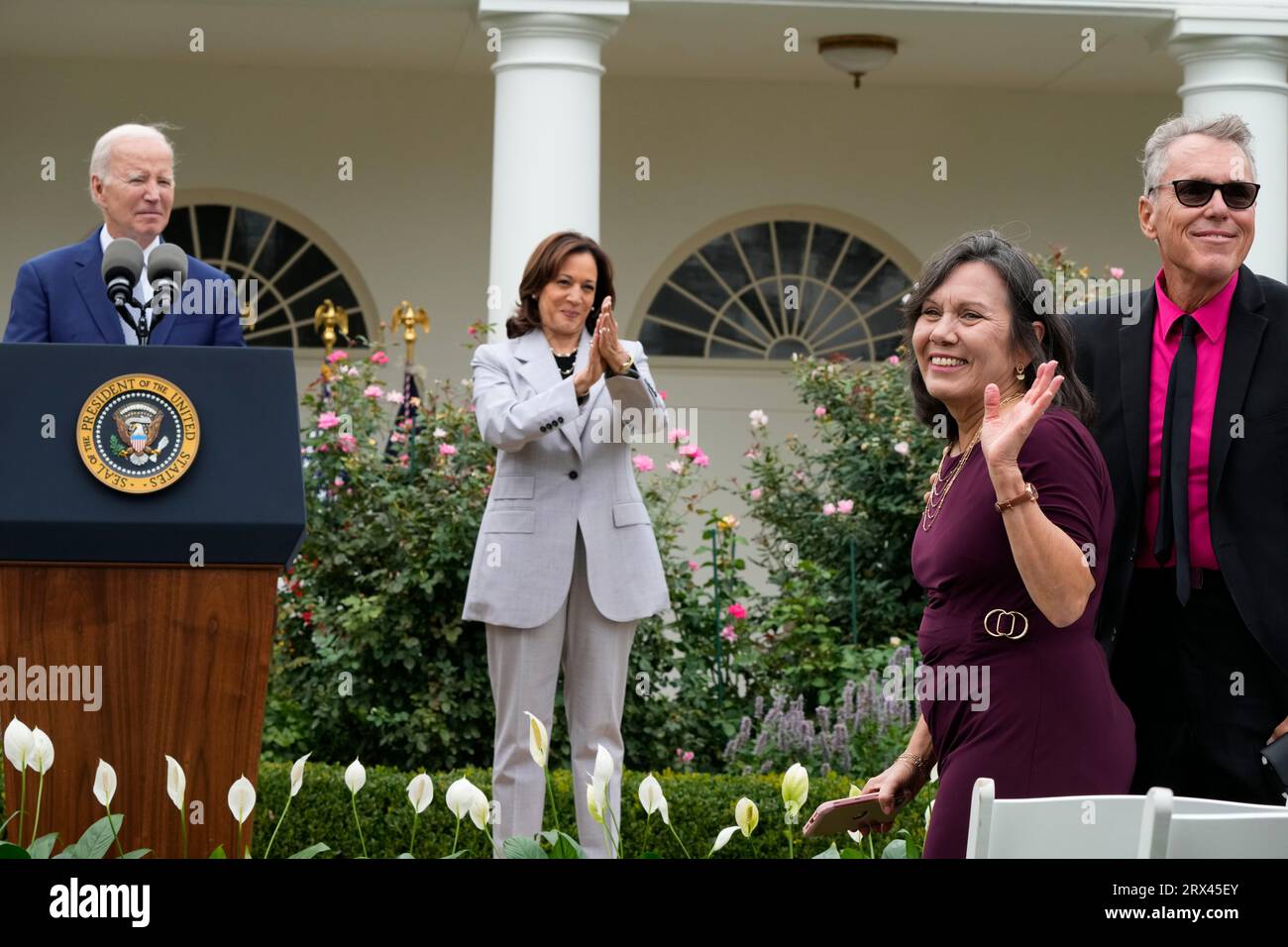 President Joe Biden and Vice President Kamala Harris recognize Maritza ...