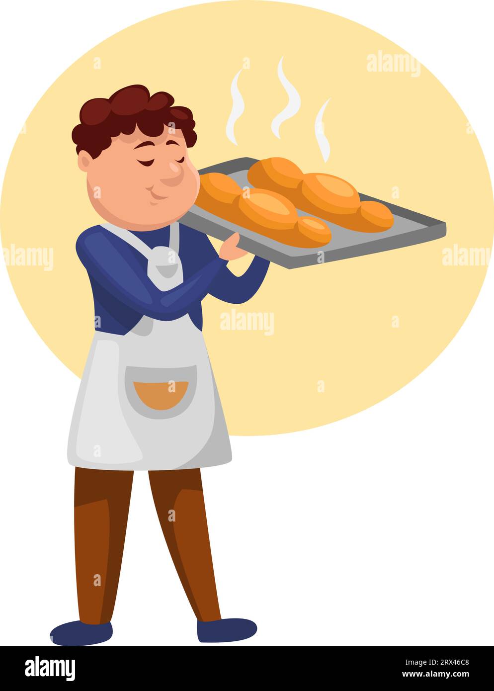 Bun baker Cut Out Stock Images & Pictures - Alamy