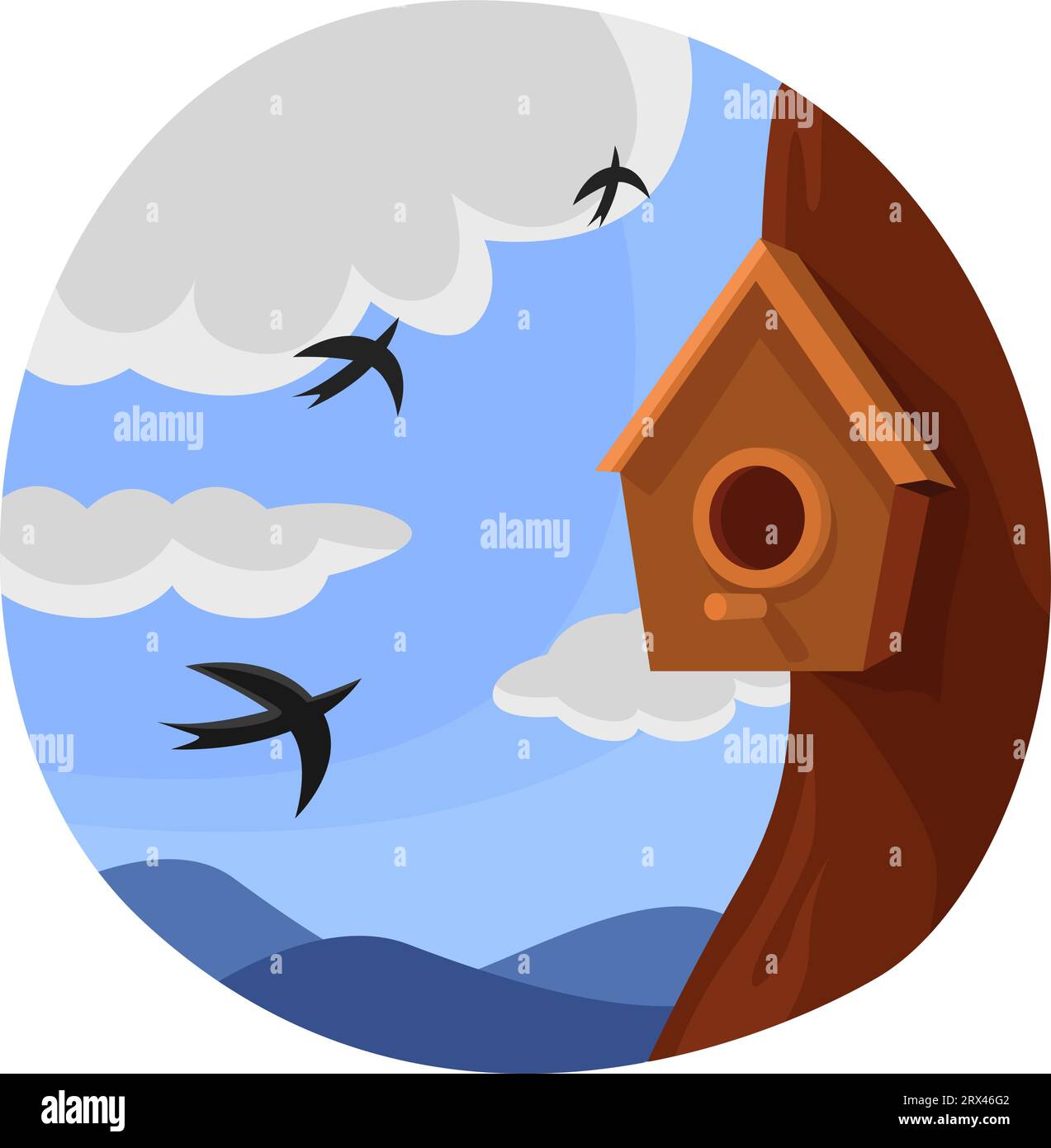 Bird_box Stock Vector Images - Alamy