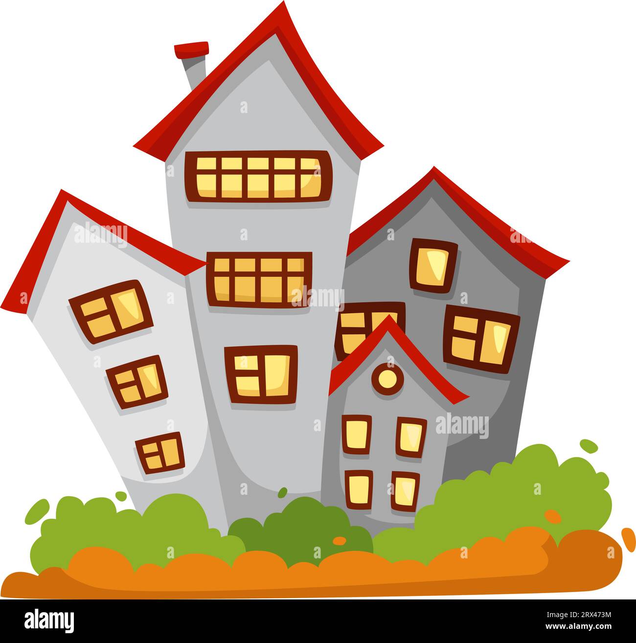 Skyscraper buildings perspective Stock Vector Images - Alamy