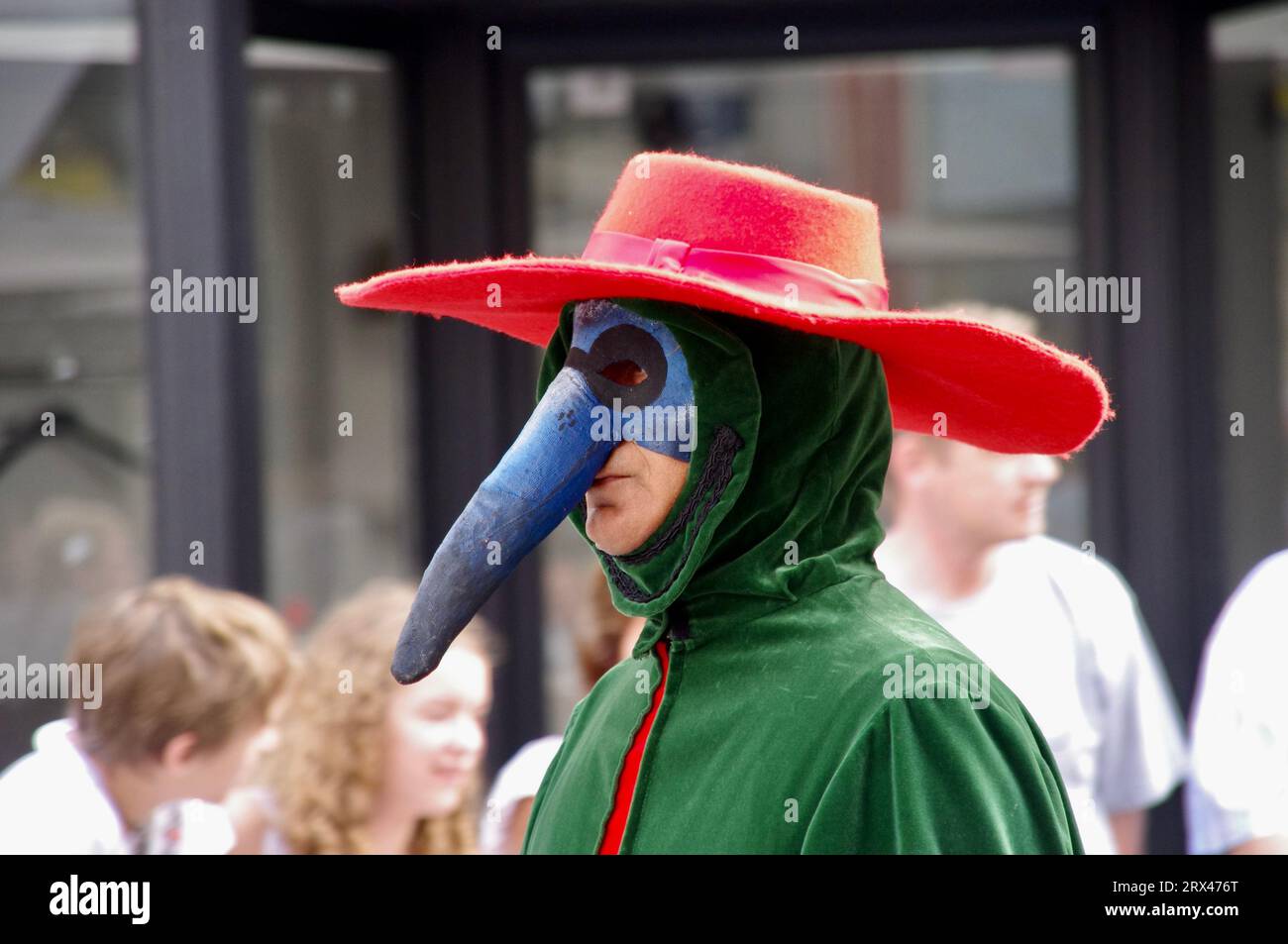 Individual character in The Procession of the Golden Tree Pageant, held ...