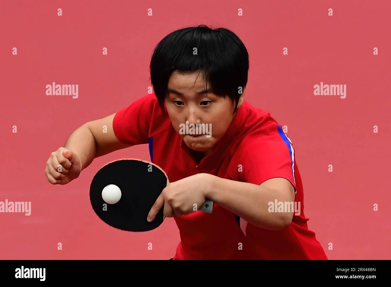 Hangzhou, China. 22nd Sep, 2023. Kumyong Kim of the Democratic People's ...