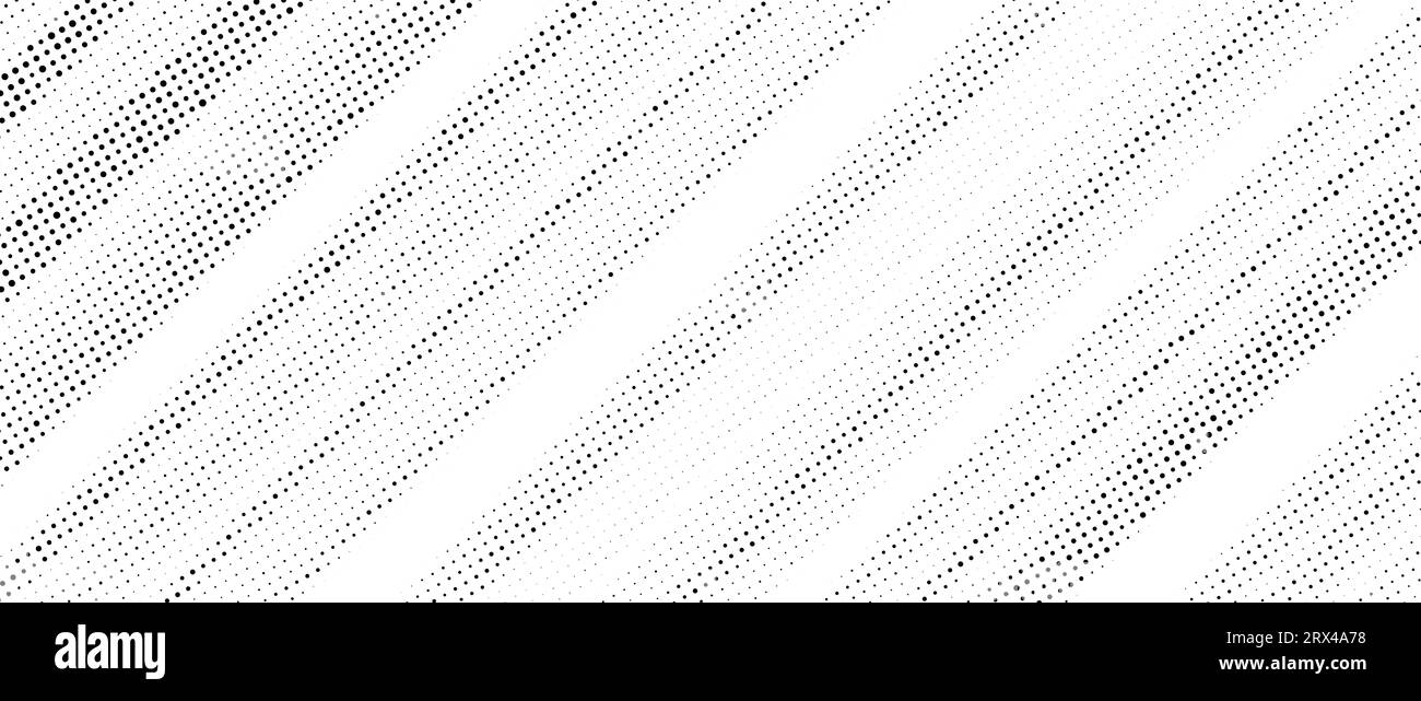 Halftone diagonal striped texture. Black and white dotted oblique faded ...